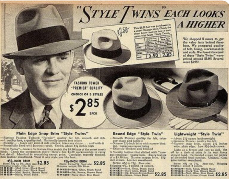 Men’s Hats In The 1940s – Go 40s!